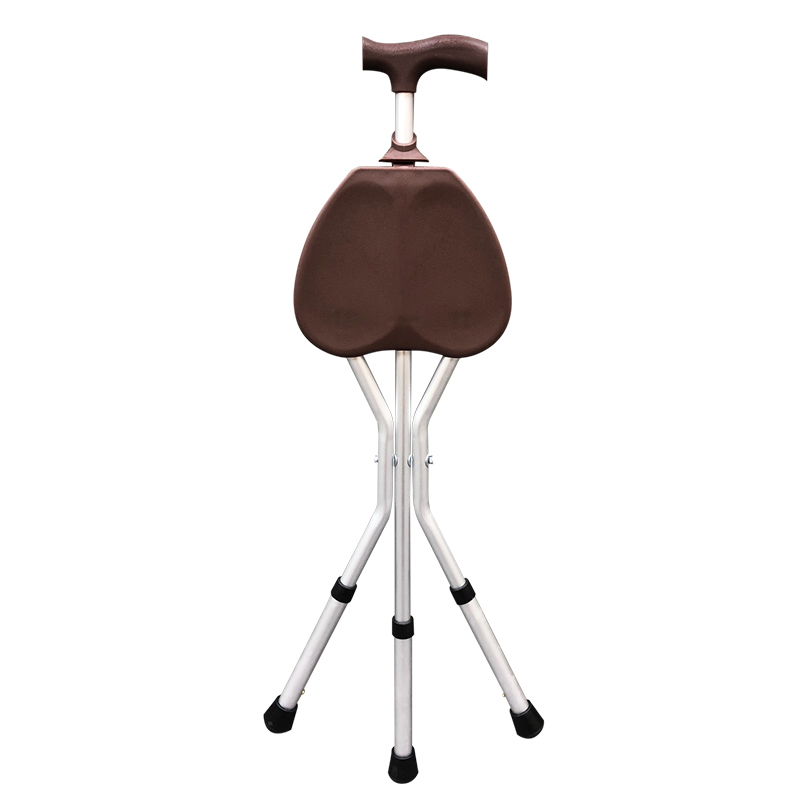Tripod Walk Stick With Seat - Max Load 100kg | More Mobility